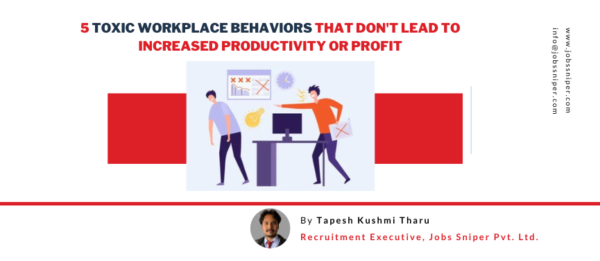 5 Toxic Workplace Behaviors That Don't Lead to Increased Productivity ...