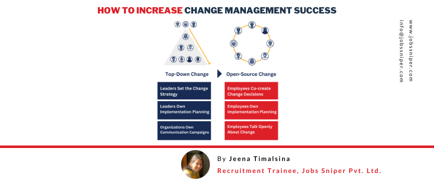How to increase change management success | Jobs Sniper